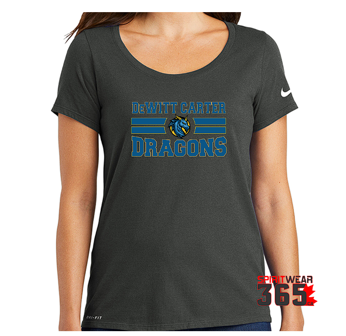 DeWitt Carter Adult Nike fitted (Lady) dry-fit T-Shirt