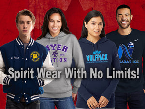 Your Vision-Your Way. Custom spirit wear for Schools, Teams & Business